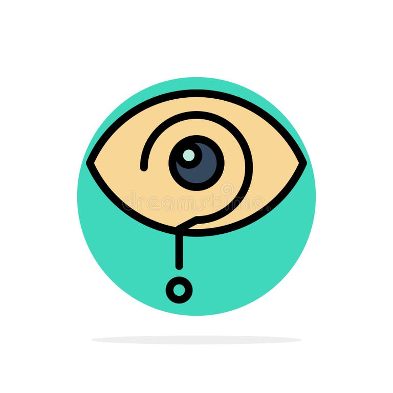 Curious, Exclamation, Eye, Knowledge, Mark Abstract Circle Background ...
