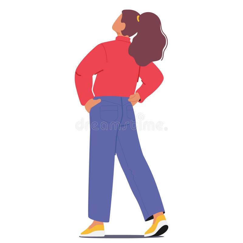 Cartoon Woman Looking Something Stock Illustrations 415 Cartoon Woman Looking Something Stock