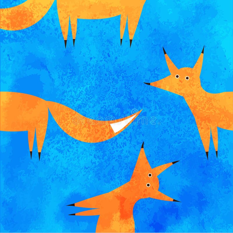 Curious Fox Peeps Stock Illustrations – 2 Curious Fox Peeps Stock ...