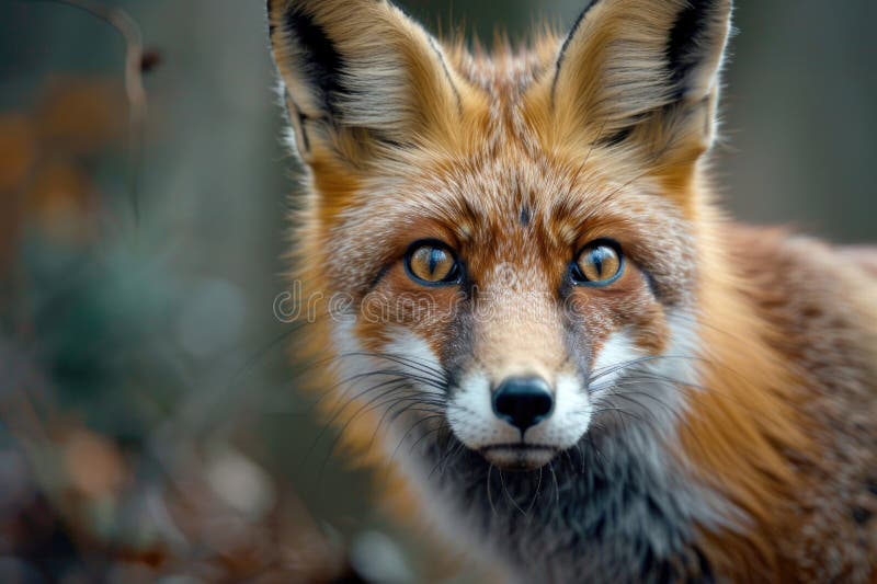 A Curious Fox Stares Directly into the Camera Stock Image - Image of ...