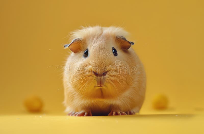 Curious Guinea Pig Looking at the Camera Stock Photo - Image of ...