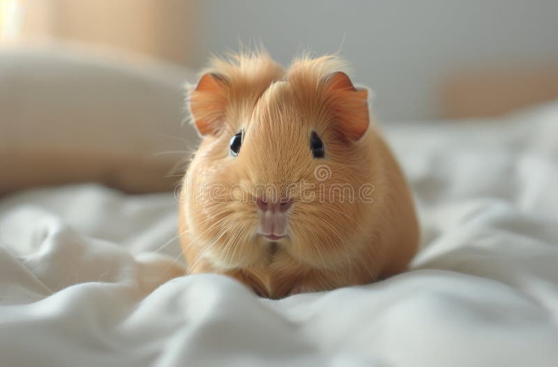 Curious Guinea Pig Looking at the Camera Stock Photo - Image of ...