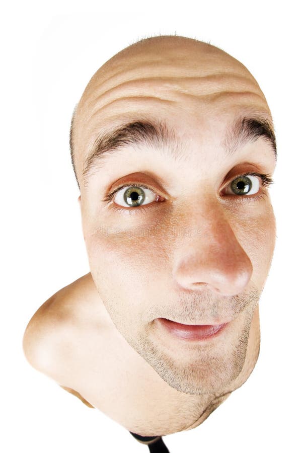 Curious guy stock photo. Image of white, parody, face - 13467094