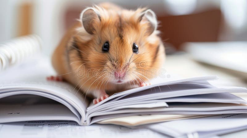 Curious Hamster Exploring Stack Stock Illustrations – 1 Curious Hamster ...