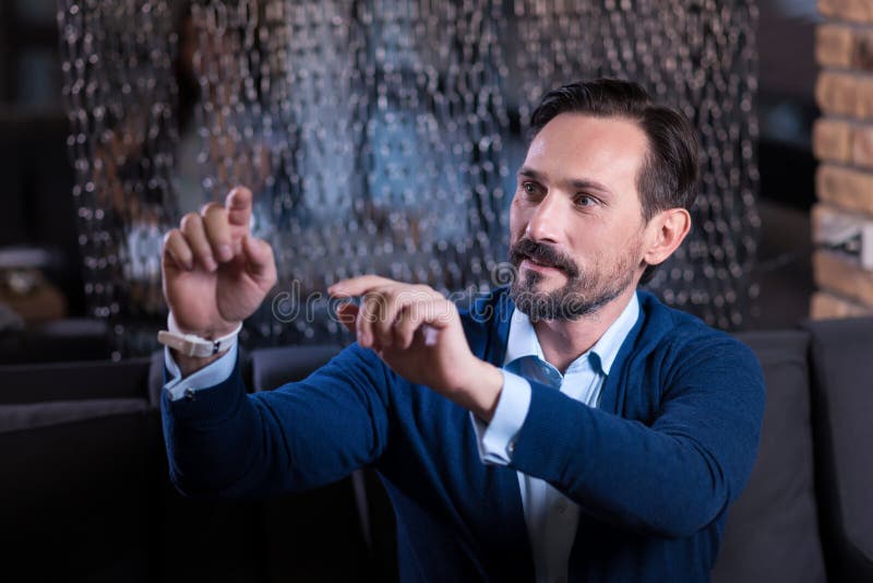 Handsome Curious Child Sitting on the Beach Looking at the Sky Stock ...