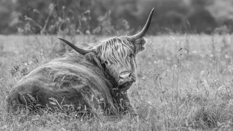 Curious Highland Cow stock image. Image of curious, single - 368100521