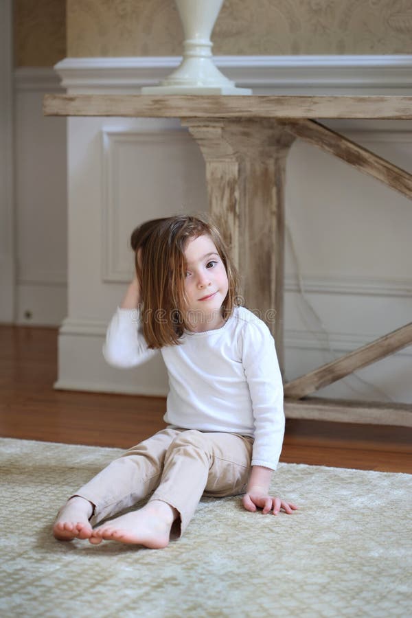 Curious little girl stock image. Image of emotion, adorable - 24642351