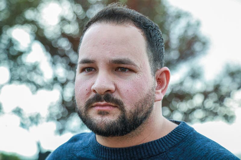 Curious Man Looking Out for Someone Stock Photo - Image of face, eyes ...