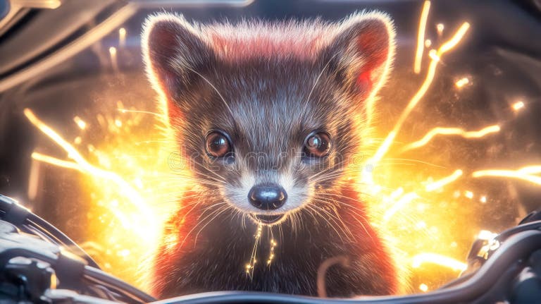 Curious Marten Chewing Electrical Wires Causing Fire Hazard in Car ...