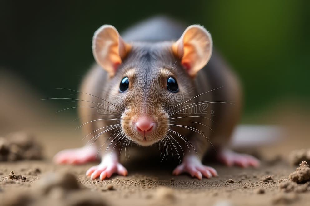 Curious Mouse stock illustration. Illustration of rodent - 377435814