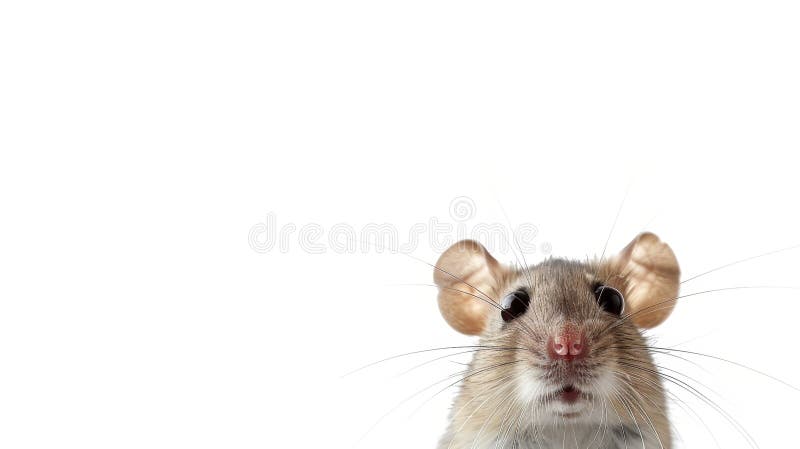 Curious Mouse Staring at Camera Stock Illustration - Illustration of whiskers, mammal: 319881736