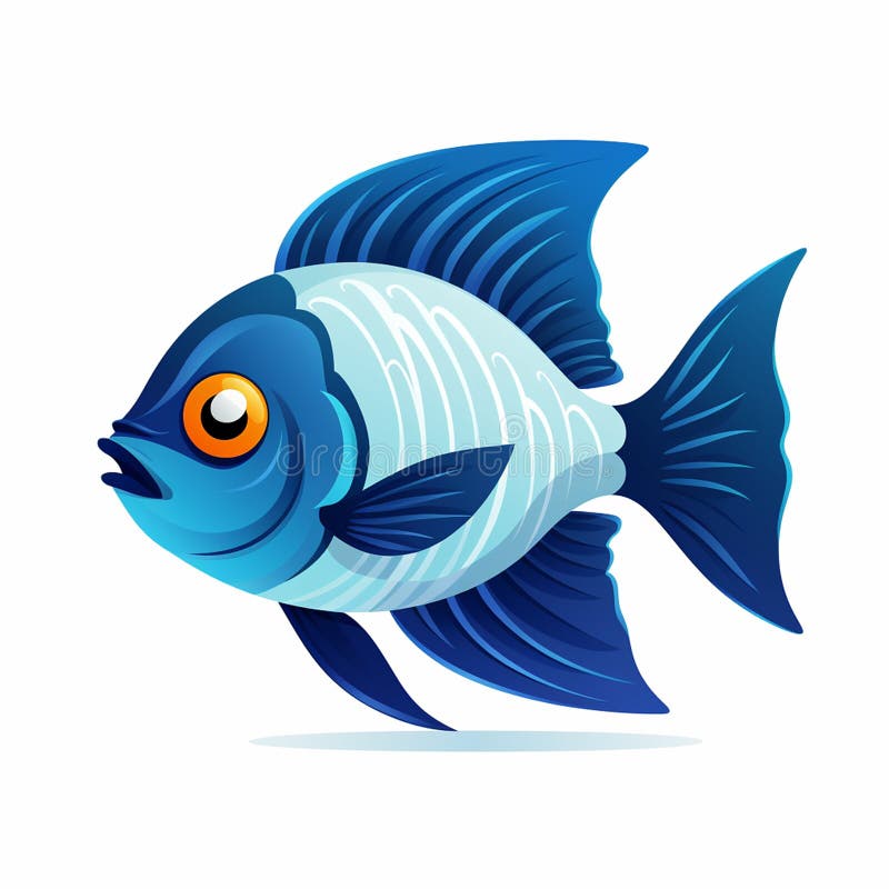 Curious Nemo Fish Illustration Stock Illustration - Illustration of ...
