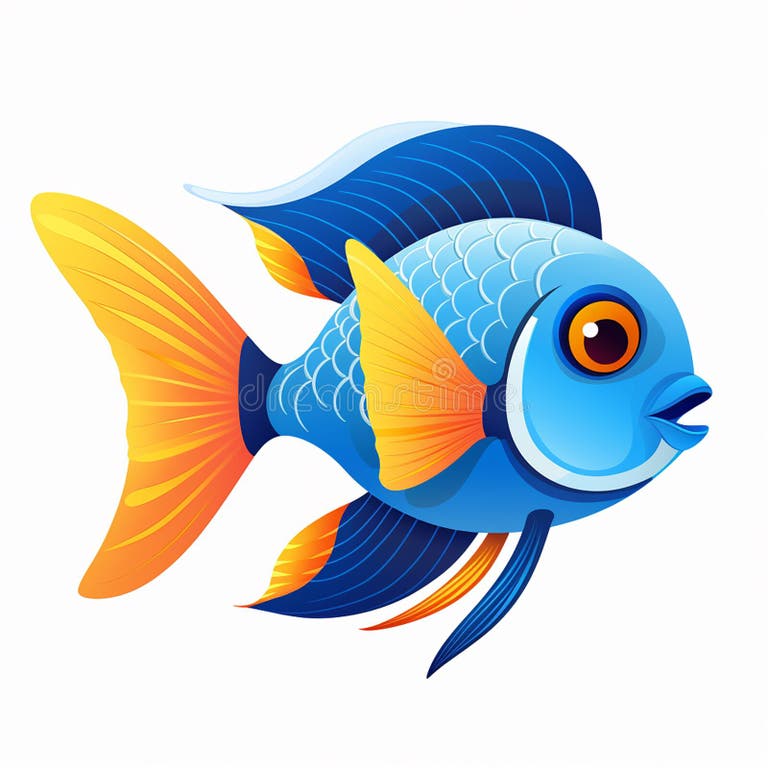 Curious Nemo Fish Illustration Stock Illustration - Illustration of ...