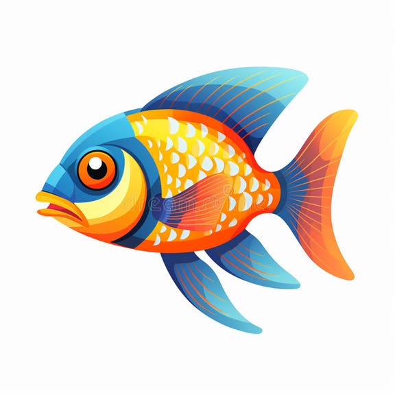 Curious Nemo Fish Illustration Stock Illustration - Illustration of ...