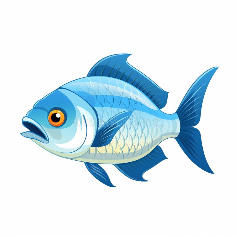 Curious Nemo Fish Swimming with Dory Stock Illustration - Illustration ...