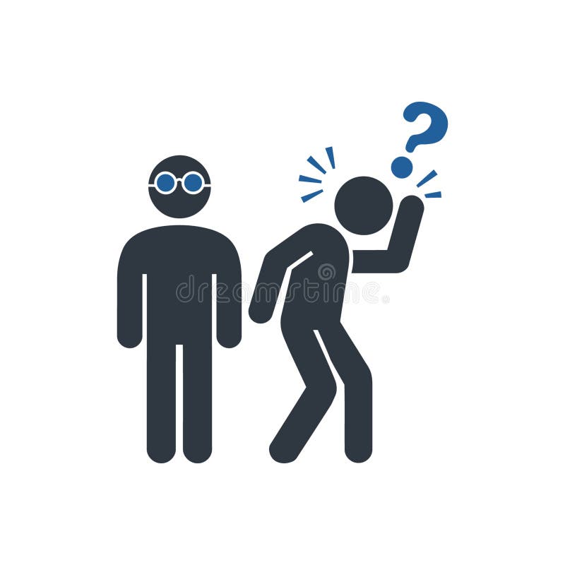 Curious Question Reaction Icon Stock Vector - Illustration of reaction ...