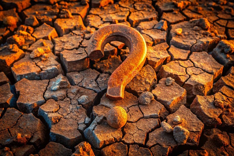 A Curious Rusty Question Mark Carved into Earth Exploring the ...