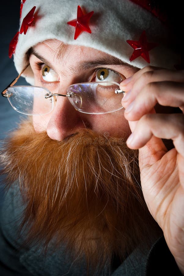 Curious Santa stock image. Image of angry, celebration - 17328505