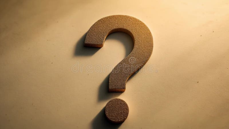 Curious Texture: a Close-Up Look at a Mysterious Question Mark on a ...