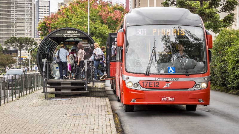 Brazil bus editorial stock photo. Image of america, contemporary - 73229578