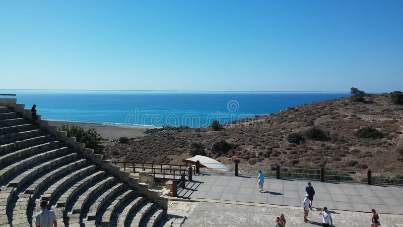 Curium theatre editorial image. Image of cyprus, limassol - 123486250
