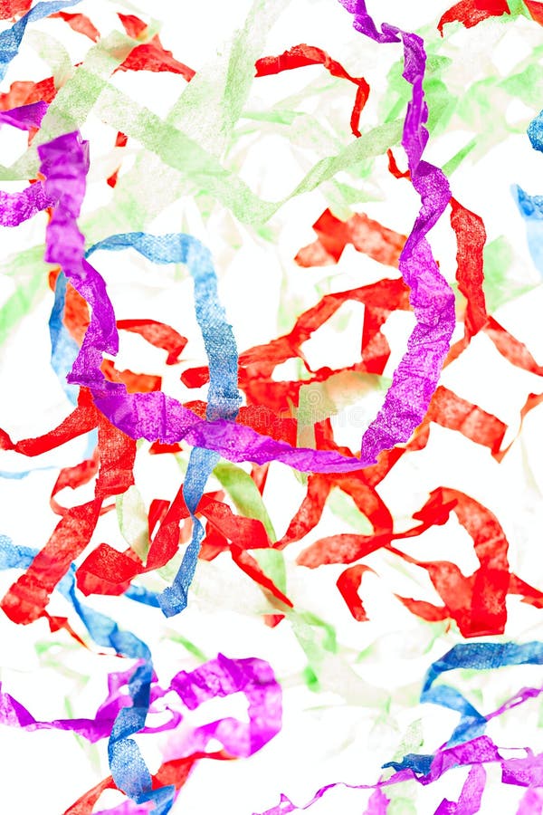 Curl Color Ribbon Abstract Background Stock Photo - Image of decoration ...