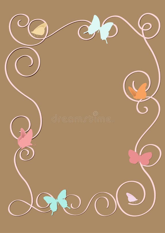 Curl frame stock vector. Illustration of curly, curl - 32926515