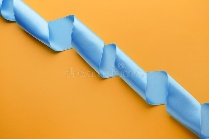 Curled Blue Checkered Ribbon Stock Photo - Image of border, isolated ...