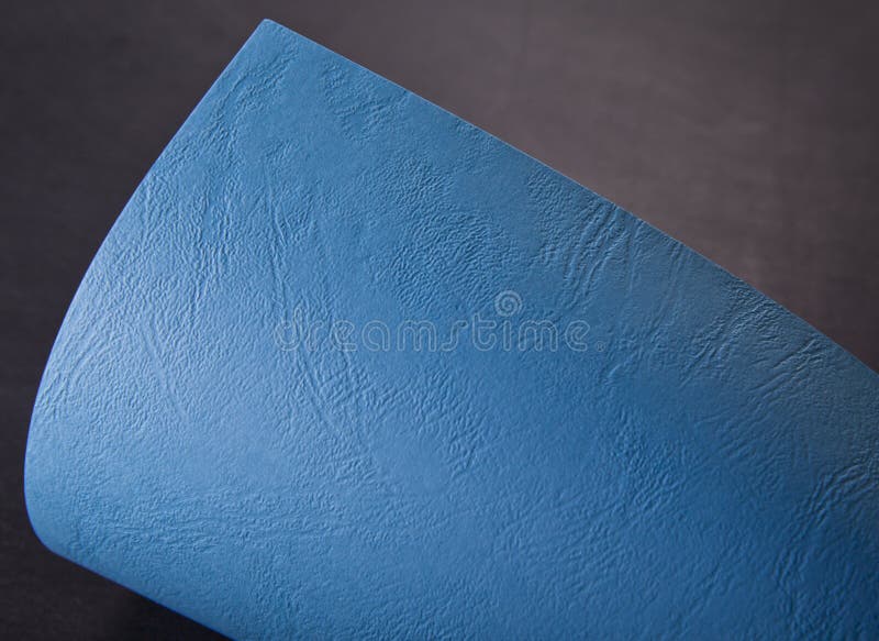 Curled Corner of Blue Paper Stock Photo - Image of message, mockup ...