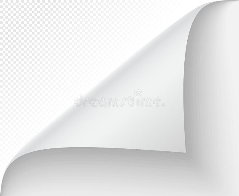 Curled Page Corner. Vector Note and Turn Page Stock Vector ...