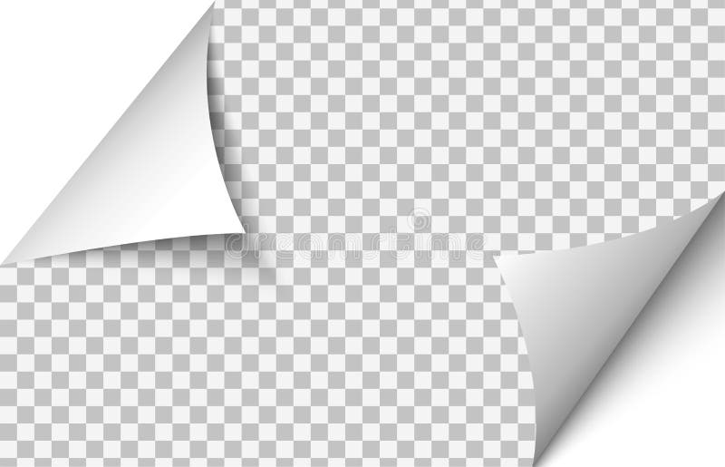 Curled Page Paper Corner. Paper Fold, Curve Flip Peel Corner And Papers ...