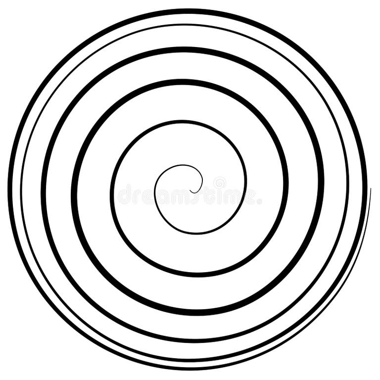 Curlicue, Loop Shapes, Elements Vector Illustration Stock Vector ...