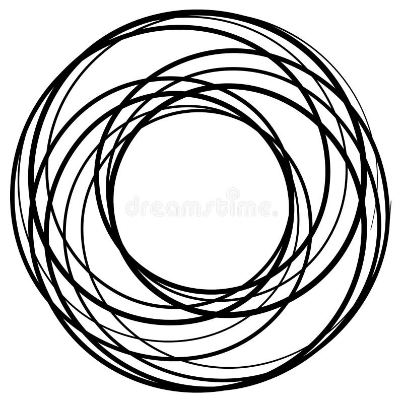 Curlicue, Loop Shapes, Elements Vector Illustration Stock Vector ...