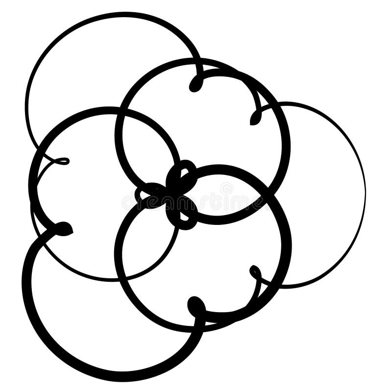 Curlicue, Loop Shapes, Elements Vector Illustration Stock Vector ...