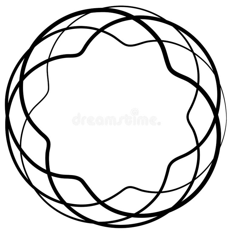 Curlicue, Loop Shapes, Elements Vector Illustration Stock Vector ...