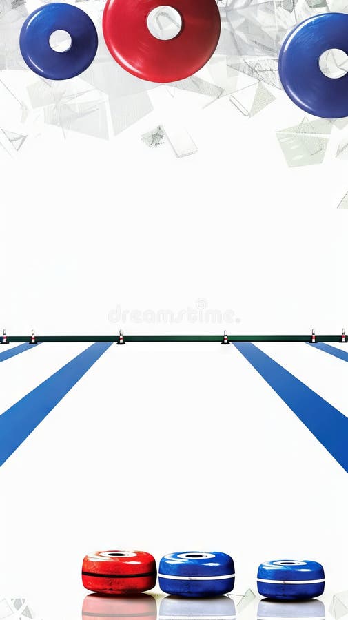 Curling Background Graphics Template Stock Illustration - Illustration ...