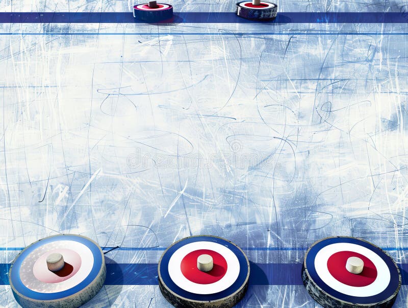 Curling Background Graphics Template Stock Illustration - Illustration ...