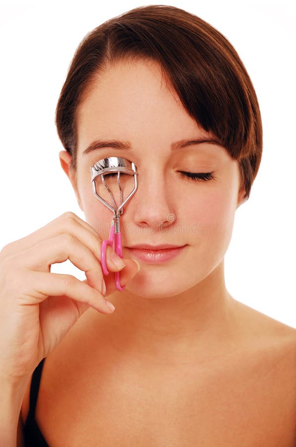 Curling eyelashes stock photo. Image of curling, eyelash - 12376272