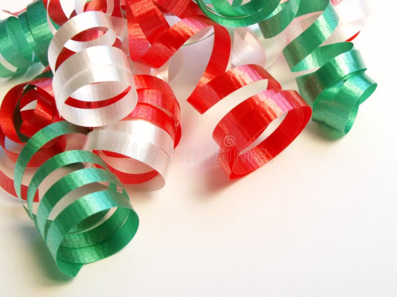 Curly Ribbon stock photo. Image of streamers, christmas - 309964