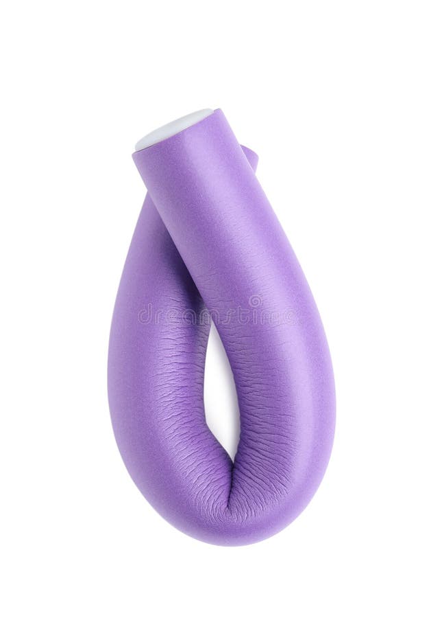 Curling Rod Isolated White Top View Hair Styling Tool Stock Photos ...
