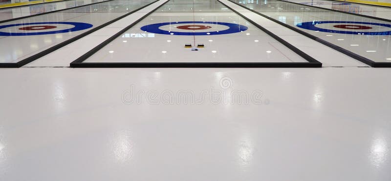 Curling Sheets stock photo. Image of blue, recreational - 69073254