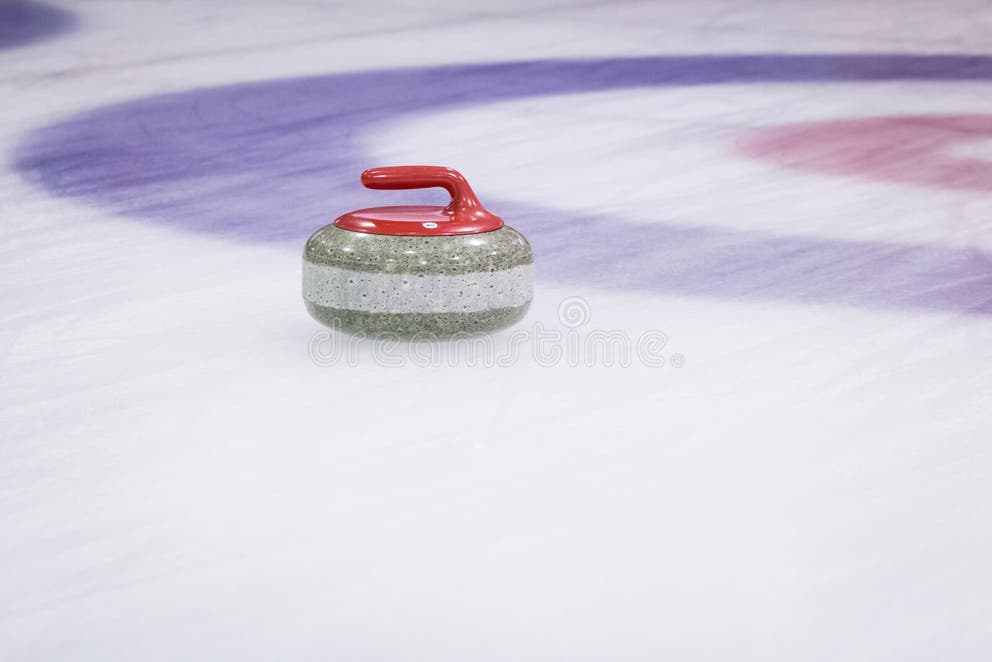 Curling Stone stock image. Image of curling, player, competition - 68878265