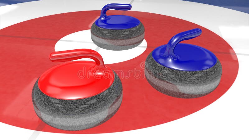Curling stones stock photo. Image of curling, taking - 64584944