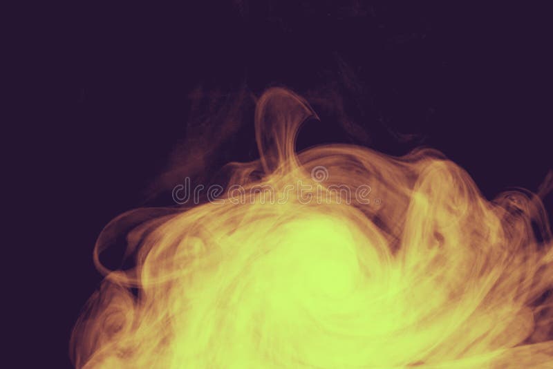 Fancy Colored Smoke. Curls and Clouds of Colored Smoke Stock Image ...
