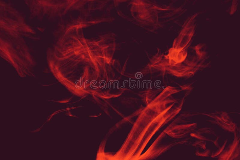 Fancy Colored Smoke. Curls and Clouds of Colored Smoke Stock Photo ...