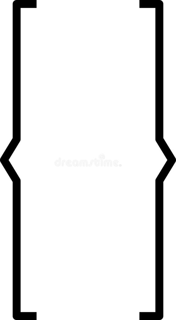 Curly Braces, Double Symmetric Brackets. Vector Typography Symbols Pair ...