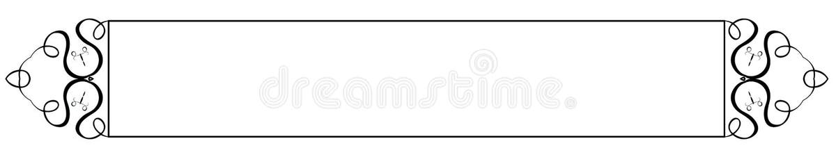 Curly Decorative Banner Scroll Stock Illustrations – 2,543 Curly ...