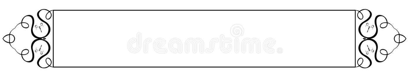 Curly Decorative Banner Scroll Stock Illustrations – 2,543 Curly ...