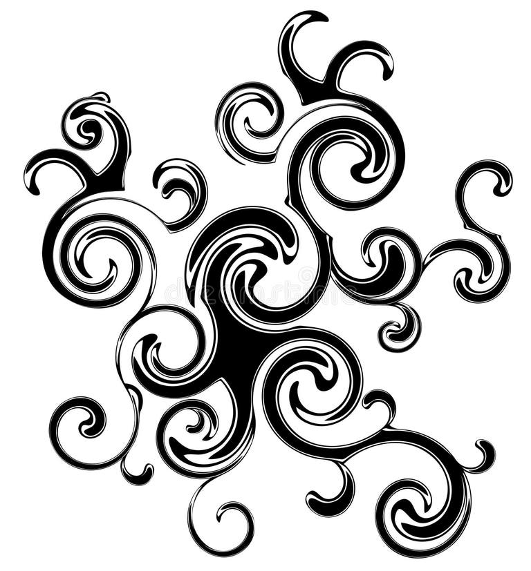 Curly Design Stock Illustrations – 139,297 Curly Design Stock ...