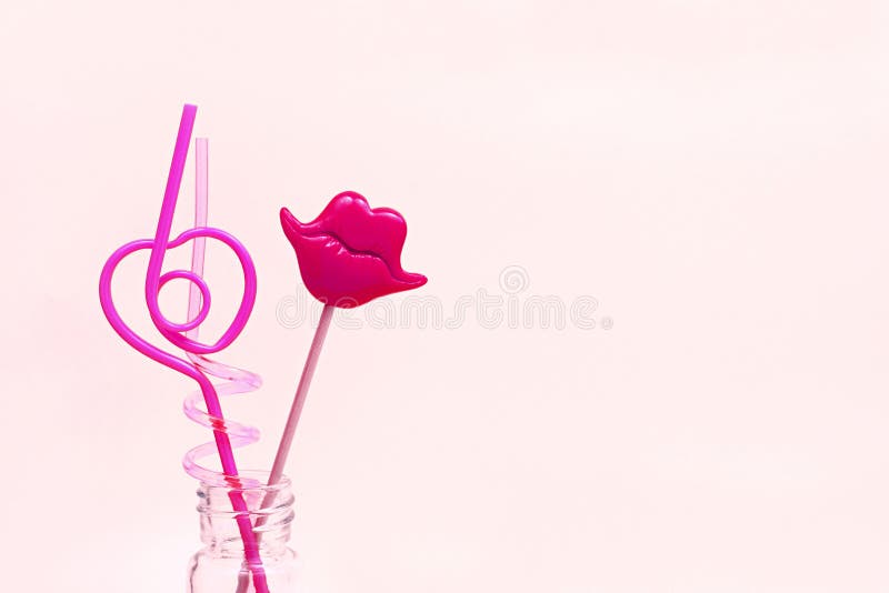 Curly drinking straw stock photo. Image of colours, glitter - 22947044